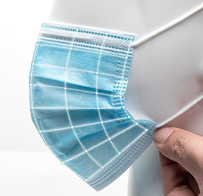 Polypropylene Disposable 3 Ply Meltblown Face Mask Filter Material Bfe ...